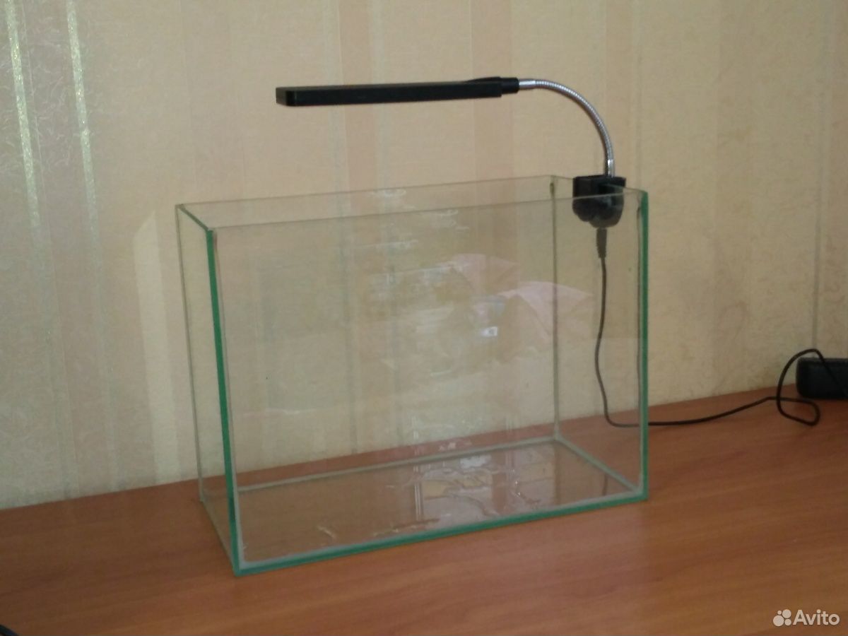 Аквариум 15л с лампой и фильтром