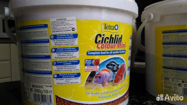 Корм Tetra Cichlid Colour Mini 3900g/10l (ведро)