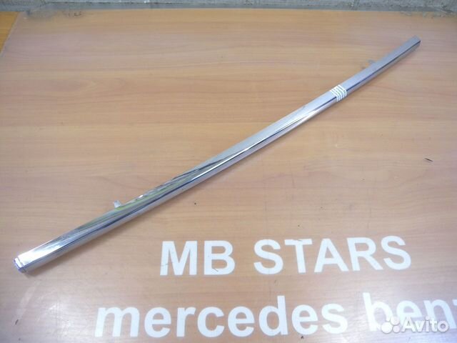 Хром заднего бампера центральный Mercedes W222 Мер купить в Москве ...